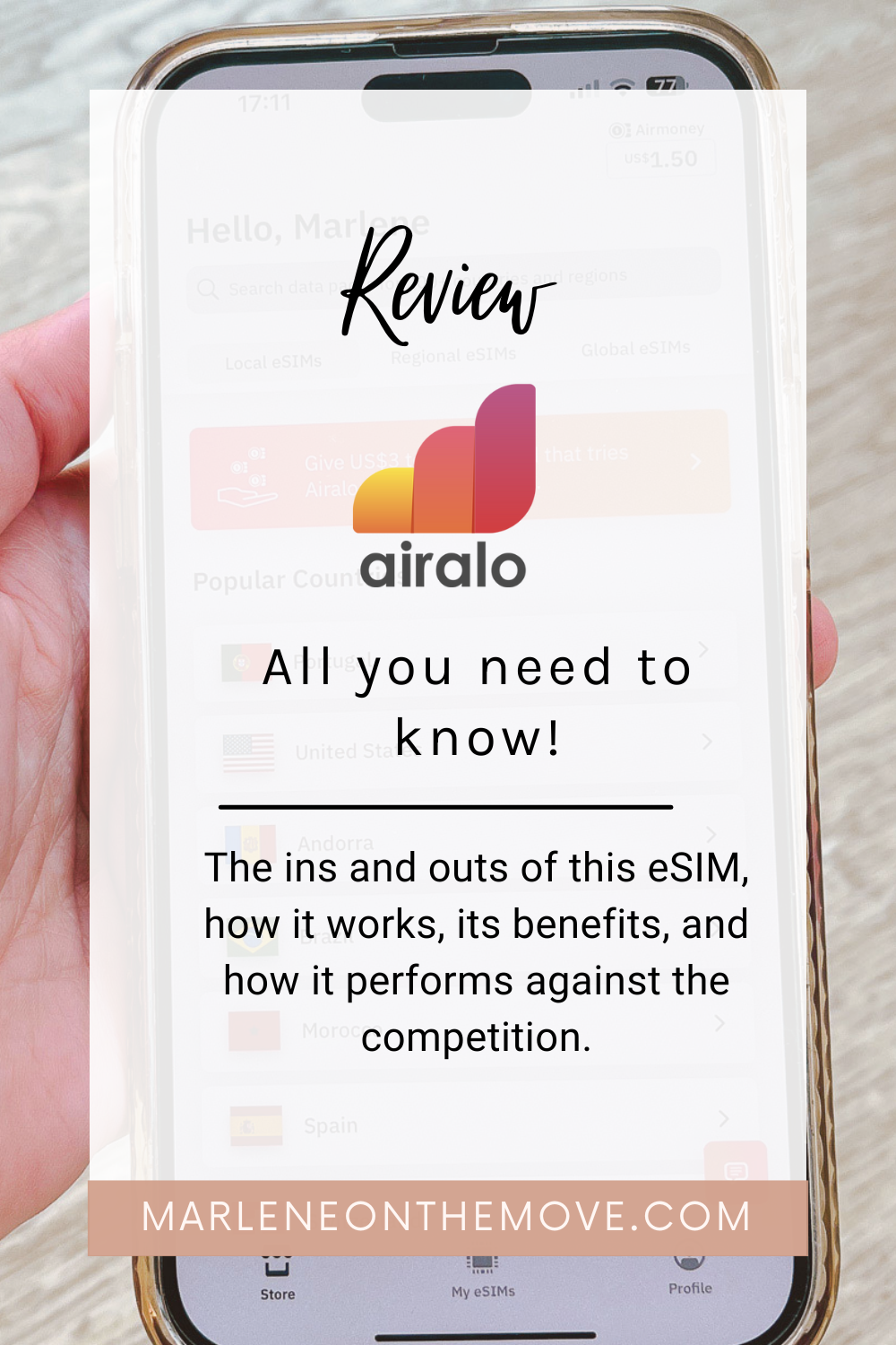 Airalo Review: The Best Way to Stay Connected While Traveling - Marlene ...